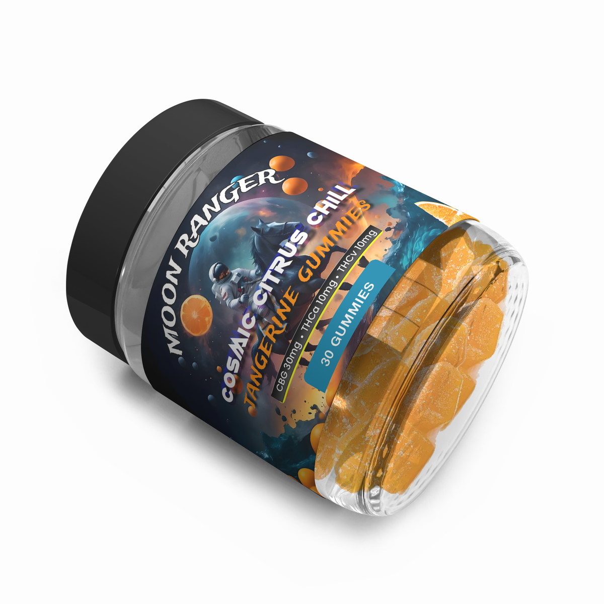 Cosmic Citrus Chill THCA Gummies - Tangerine Flavor – Moon Ranger